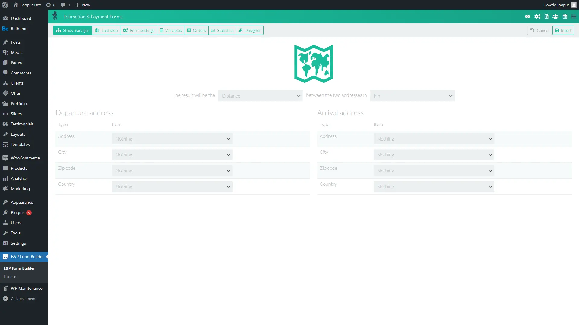 WP Cost Estimation & Payment Forms Builder